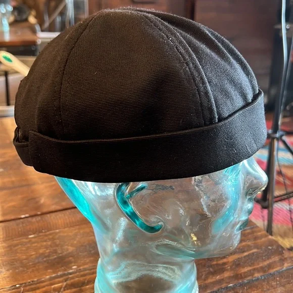 Accessories | Brimless Fitted Black Cap | Poshmark